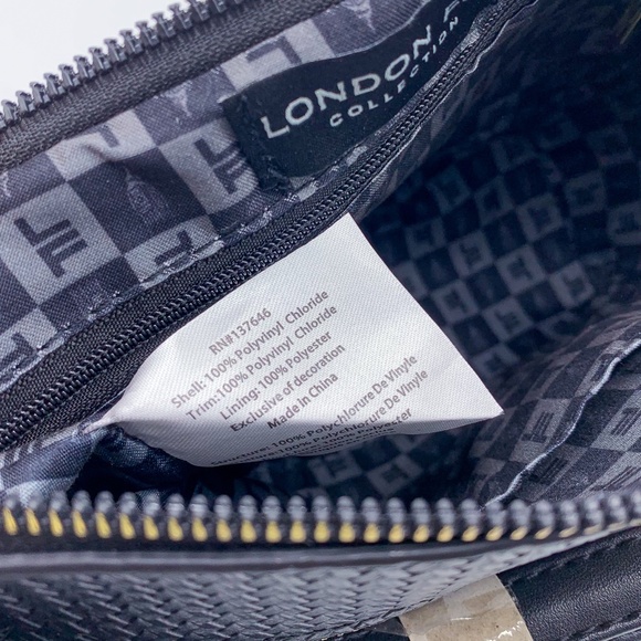 London Fog | Bags | London Fog Collection Black Aphina Crossbody Purse ...